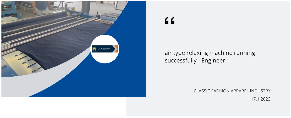 Upgraded Fabric Relaxing Machine | SUNTECH Textile Machinery