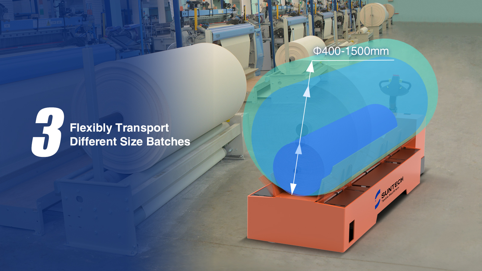 Electric Batch Trolley | 3 Ton Capacity | Flexible Big Batch Handling