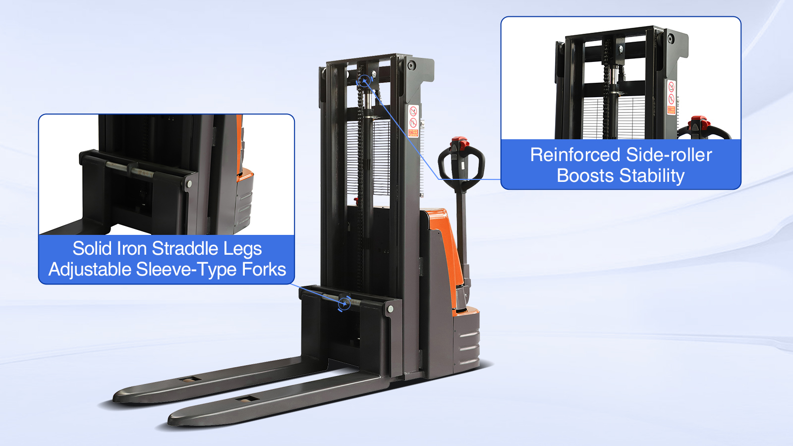 Electric Walkie Pallet Stacker | SUNTECH Textile Machinery