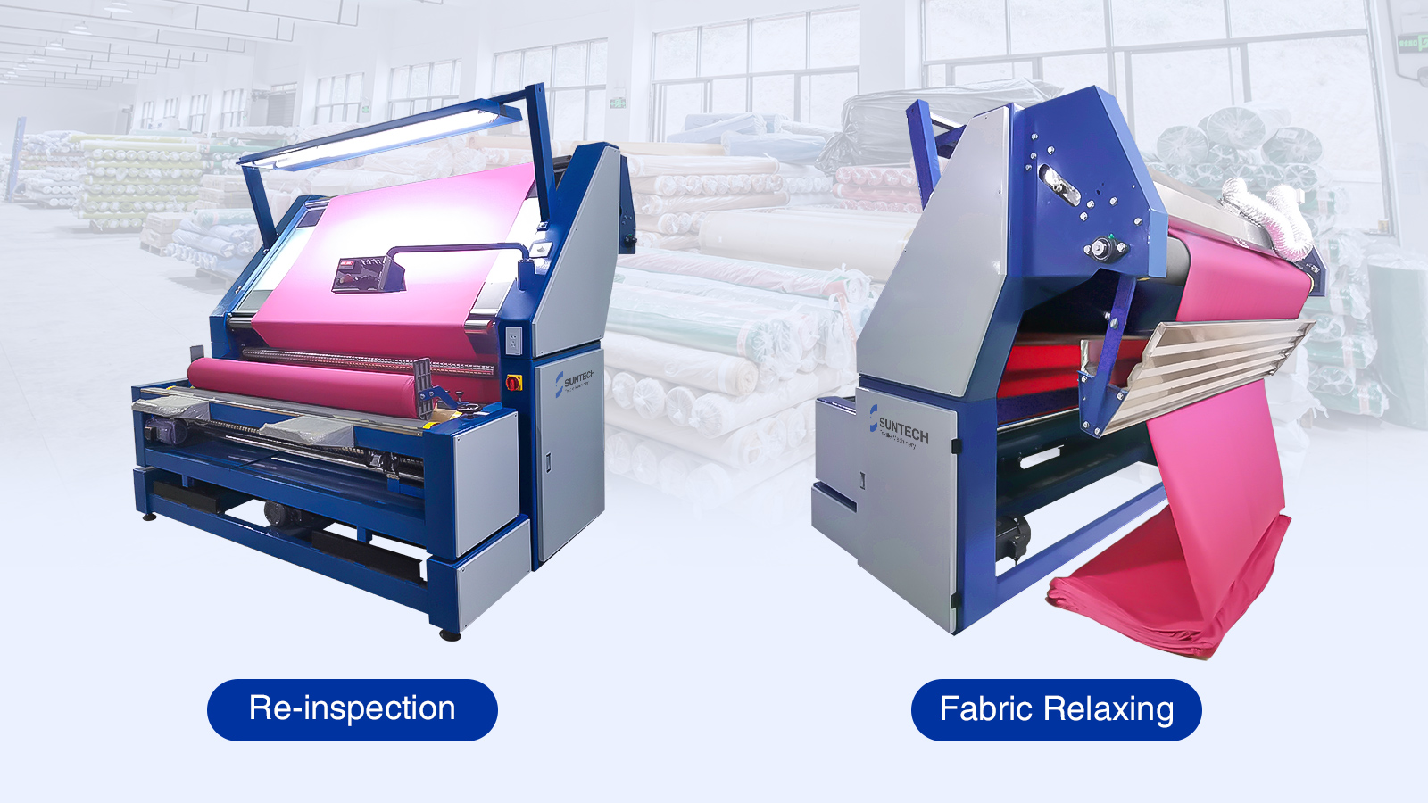 Steam Fabric Relaxing Machine manufacturer | SUNTECH Textile Machinery