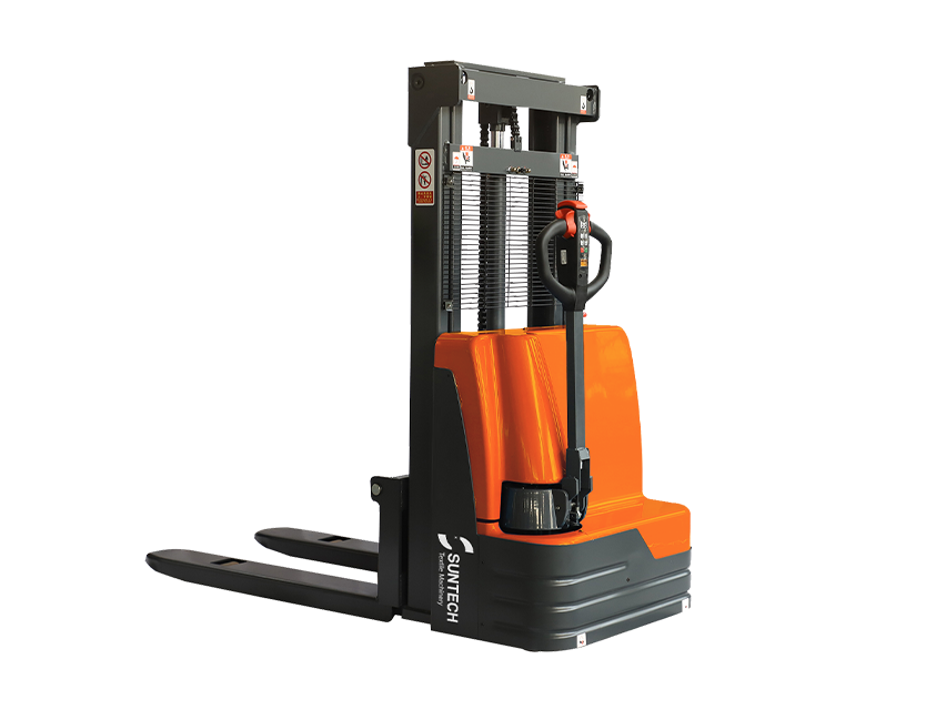 Electric Walkie Pallet Stacker | SUNTECH Textile Machinery