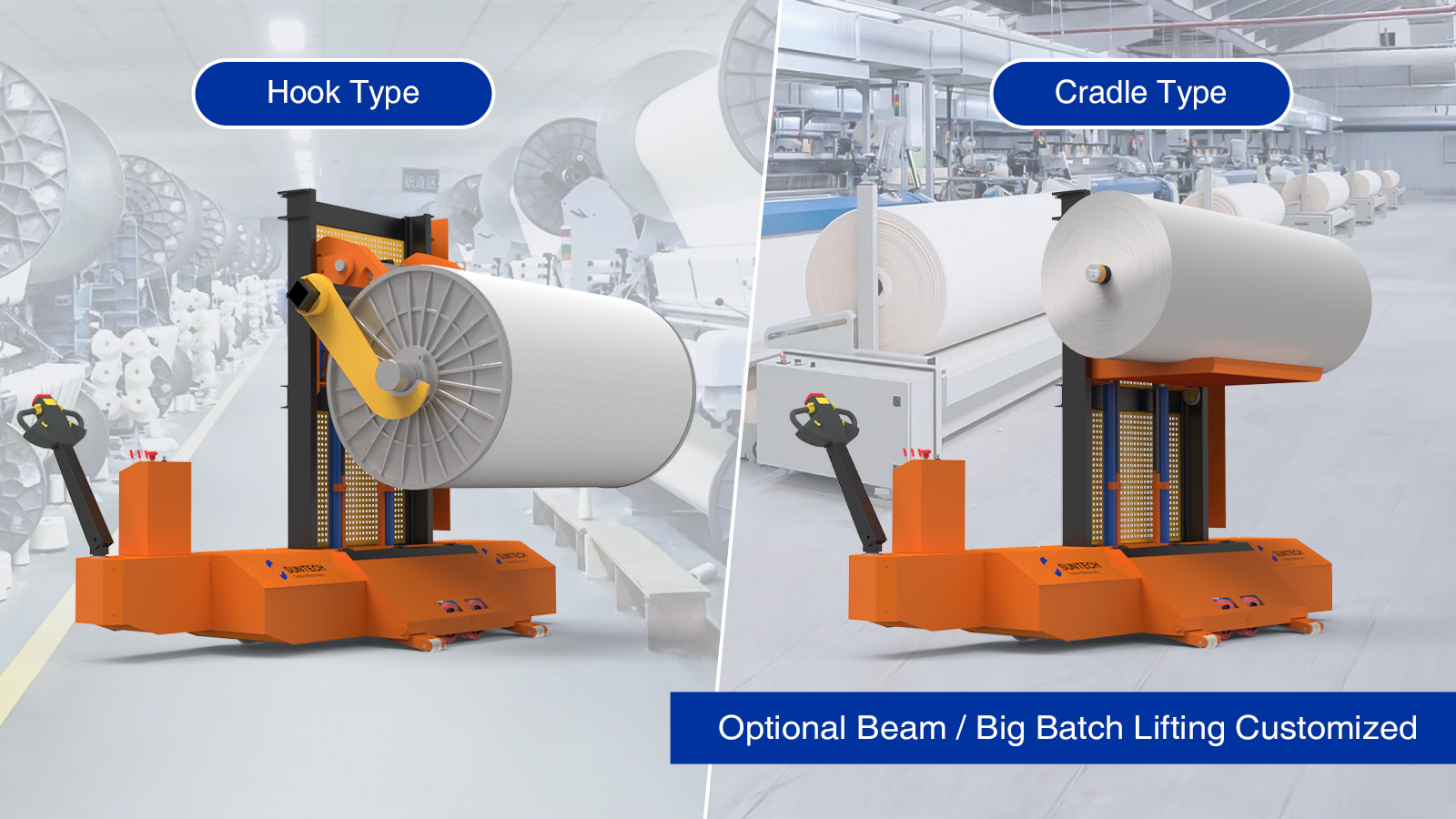 Electric Warp Beam High Lift Trolley | Efficient Beam Handling